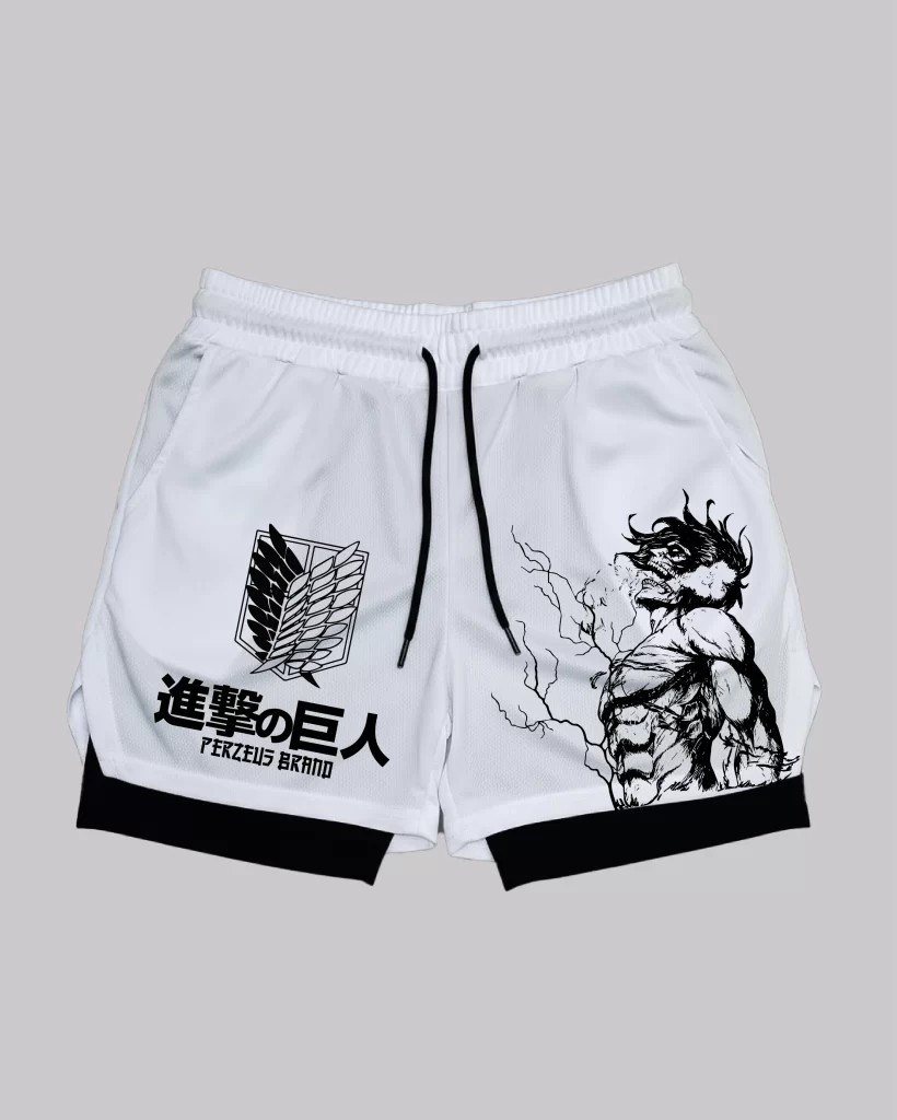 Titán de Ataque - Short Alicrado - Perzeus Brand
